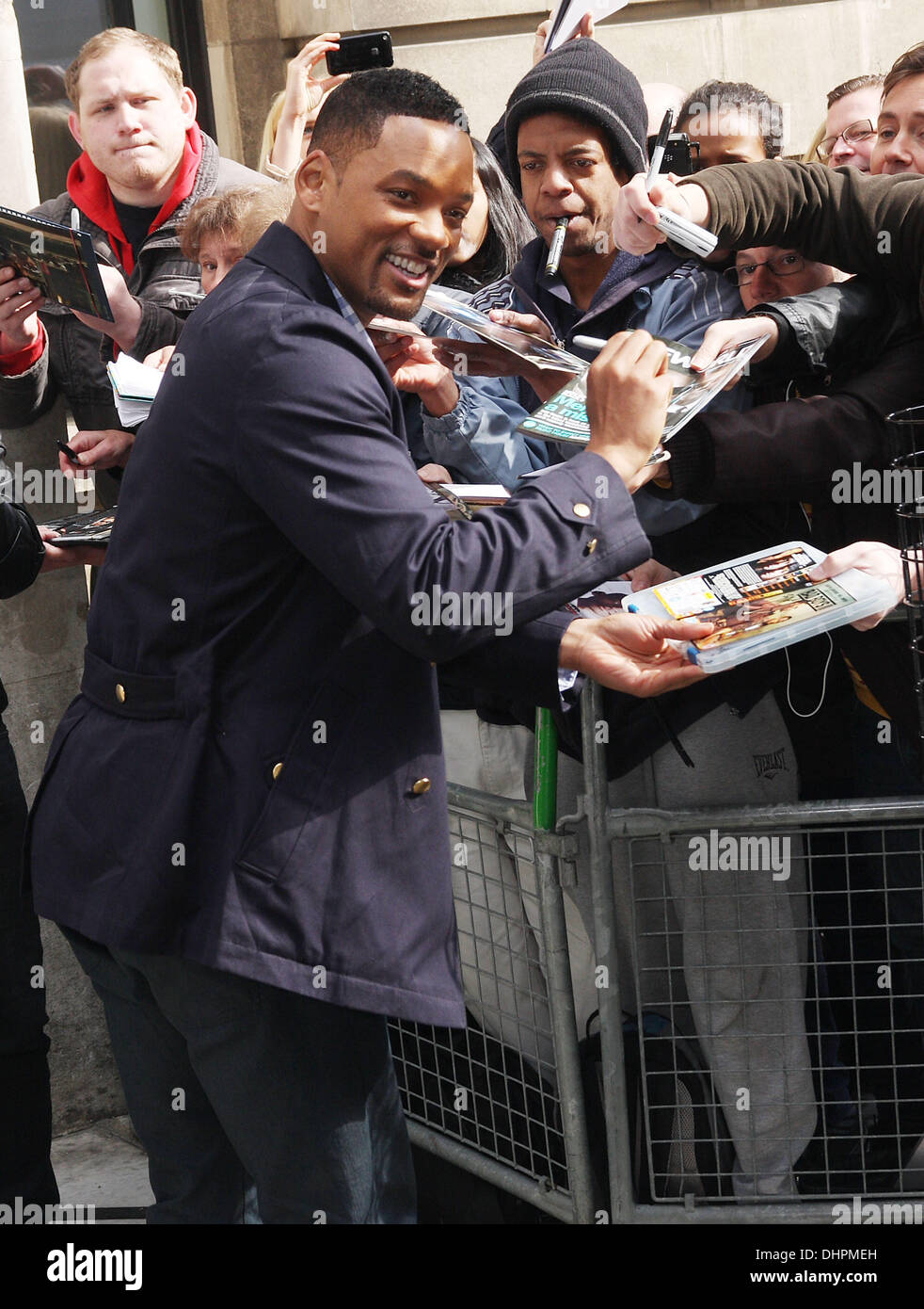 Will Smith outside the BBC Radio Two studios London, England - 16.05.12 ...