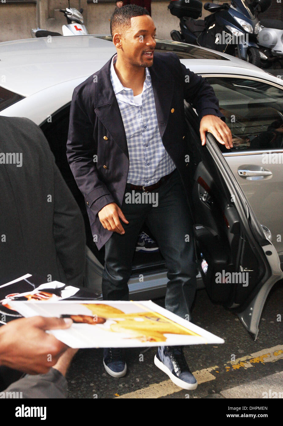 Will Smith outside the BBC Radio Two studios London, England - 16.05.12 ...