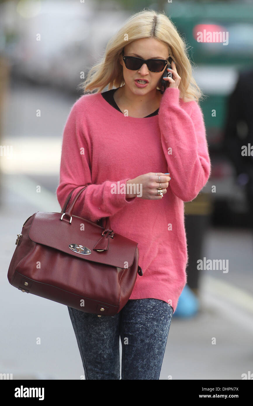 Feane Cotton arriving at the BBC radio One studios London, England - 16 ...