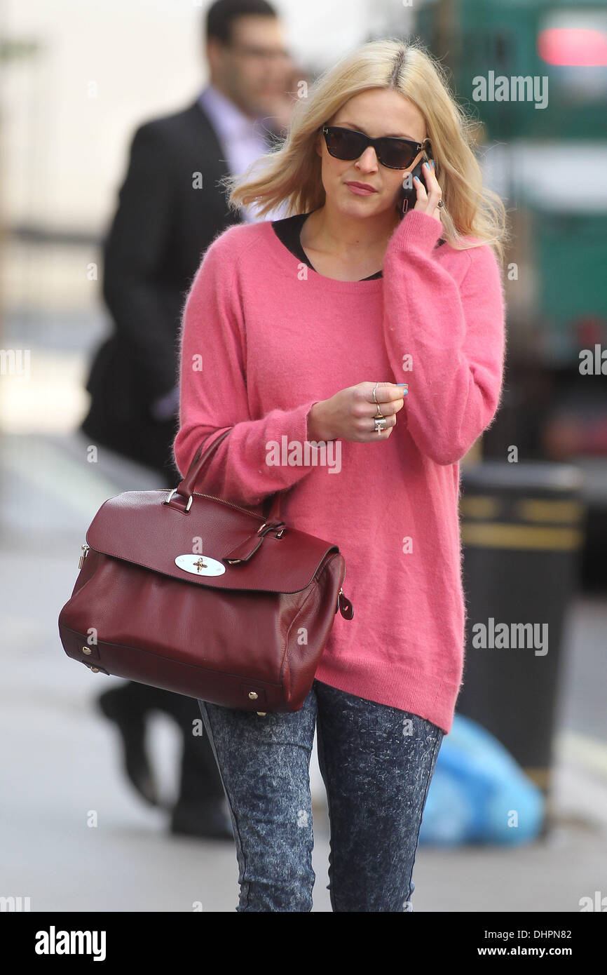 Feane Cotton arriving at the BBC radio One studios London, England - 16 ...