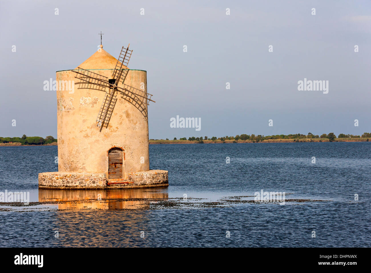 Windmill in Orbetello Lagoon, Monte argentario, Province of Grosseto ...