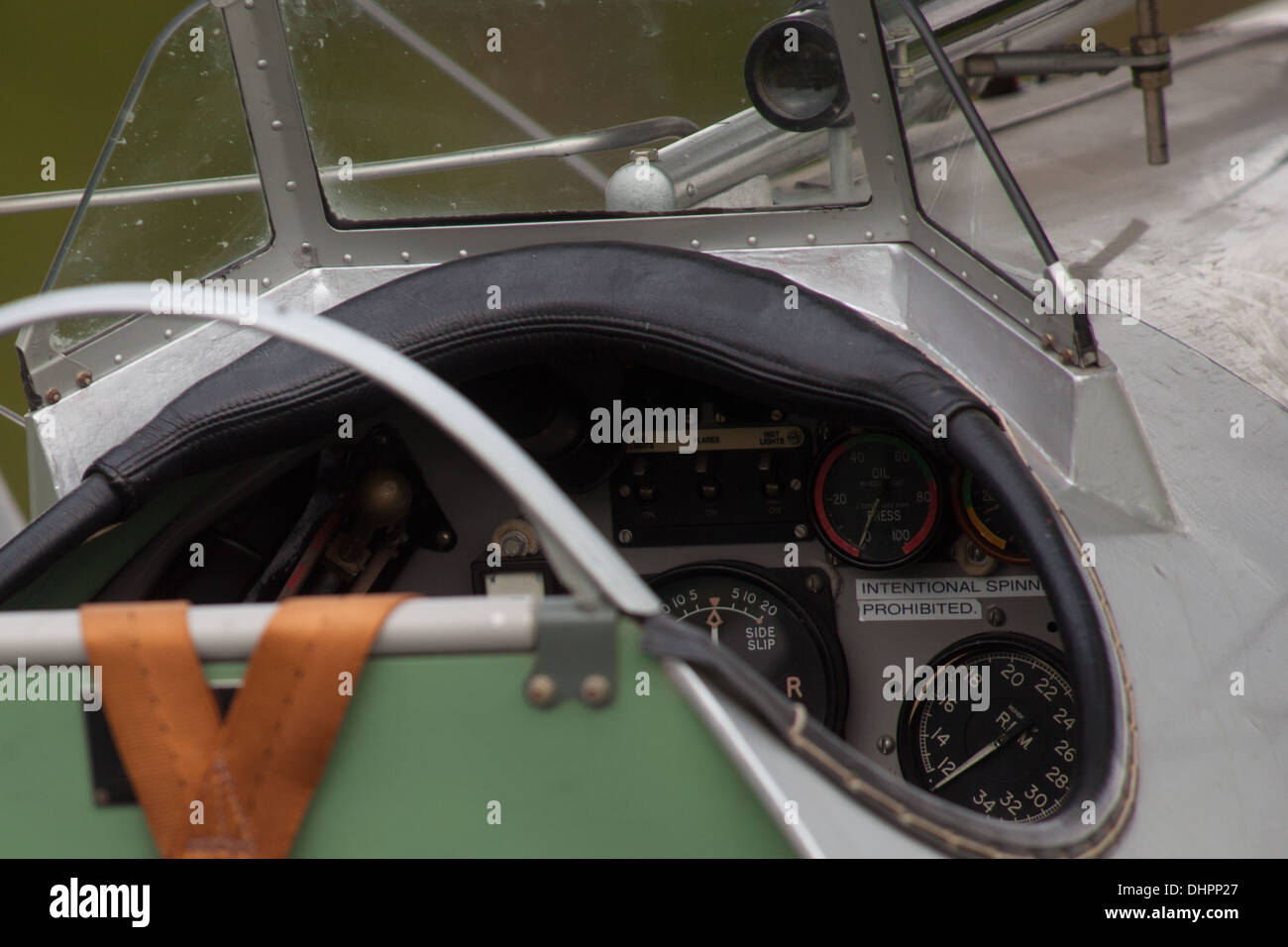 Hawker Demon 1930's biplane aircraft at a Shuttleworth Collection air ...