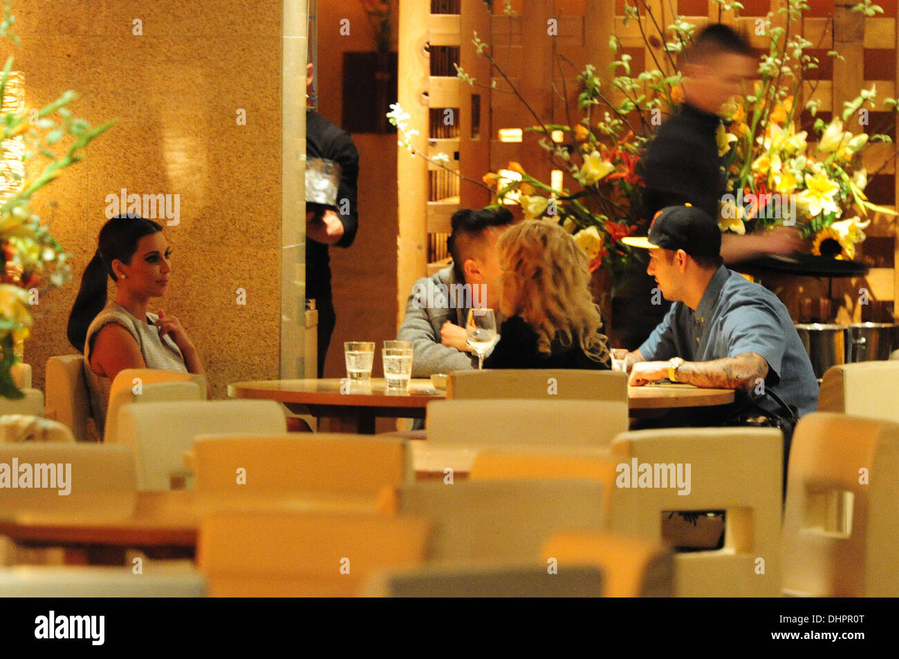 Kim Kardashian, Rita Ora and Robert Kim Kardashian at Zuma restaurant ... Kim Kardashian, Rita Ora and Robert Kim Kardashian at Zuma restaurant ...