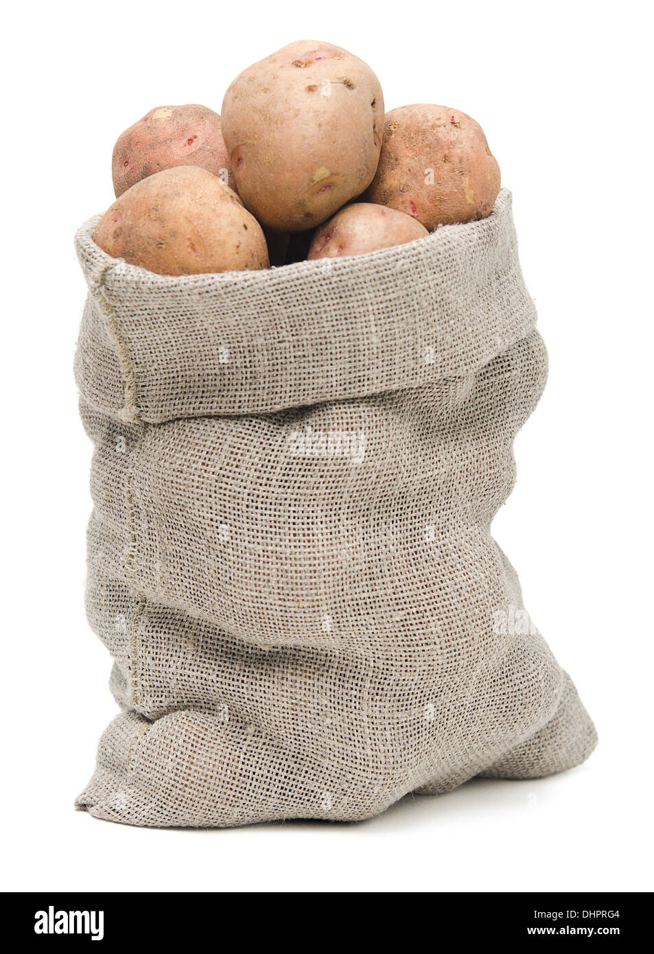 Potatoes in sack hi-res stock photography and images - Alamy