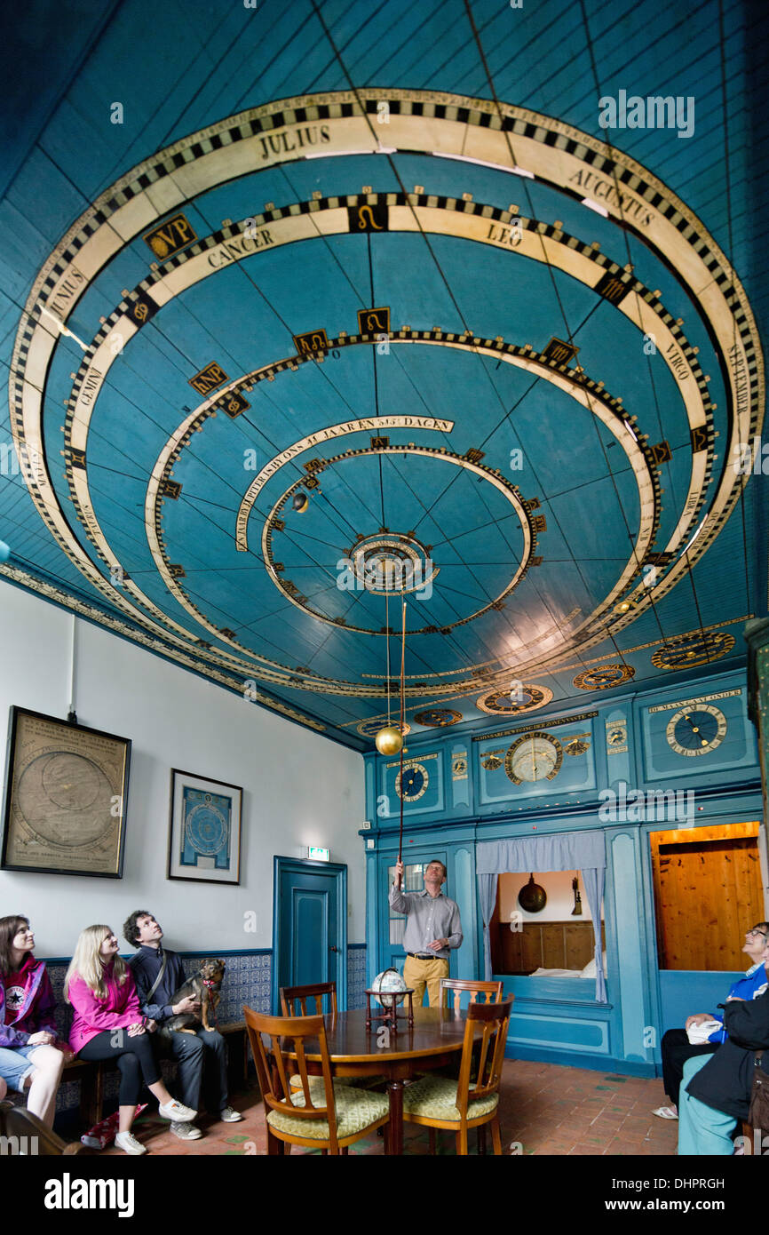 Netherlands, Franeker, Eise Eisinga Planetarium. The world's oldest functioning planetarium ...