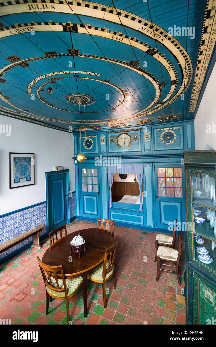 Netherlands, Franeker, Eise Eisinga Planetarium. The world's oldest functioning planetarium ...
