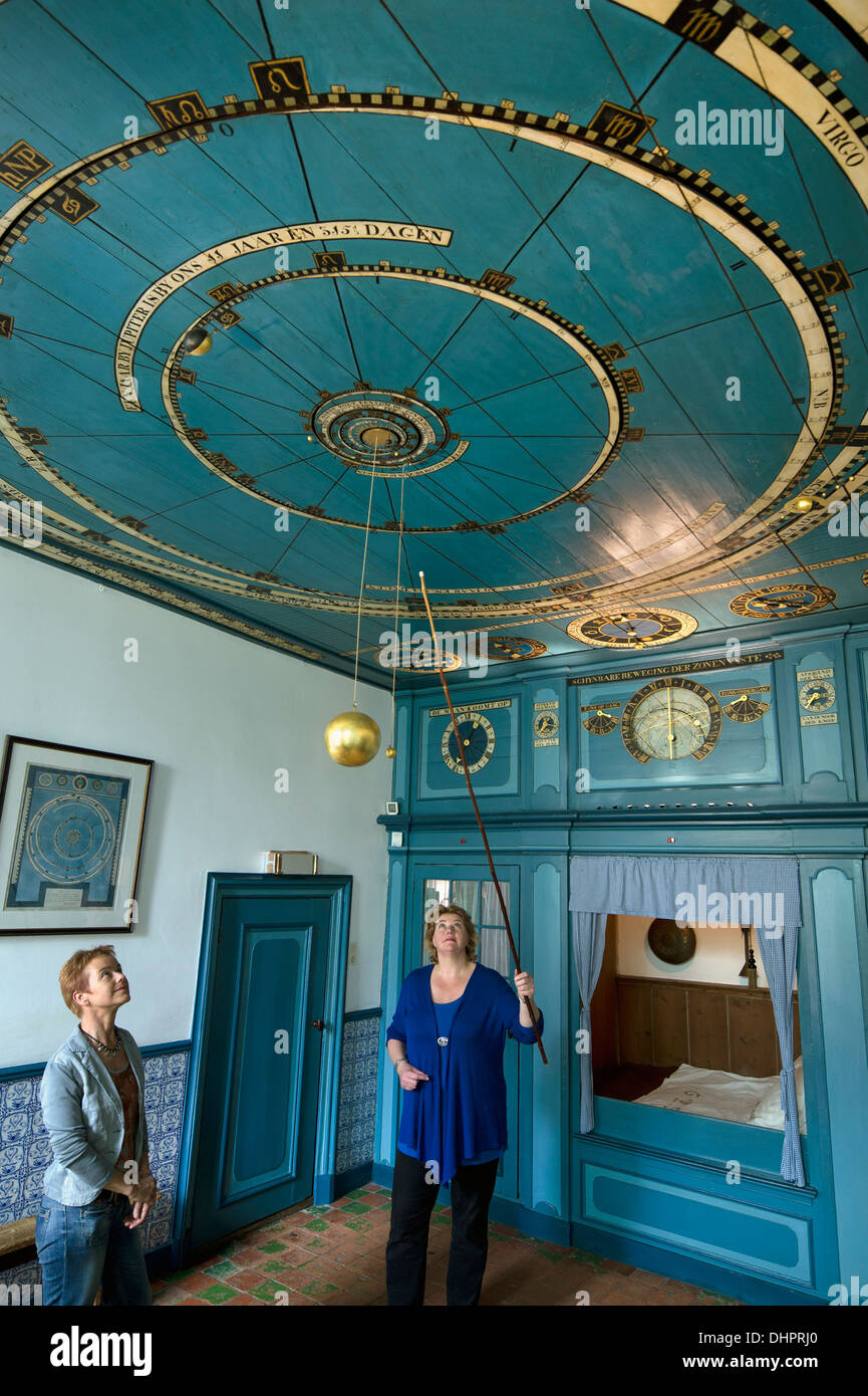 Netherlands, Franeker, Eisinga Planetarium. World's oldest Stock Photo ...
