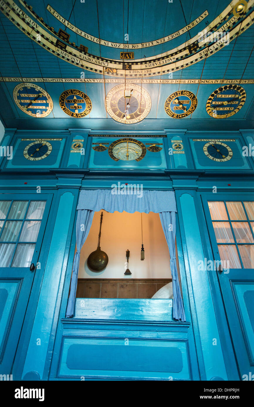 Netherlands, Franeker, Eise Eisinga Planetarium. The world's oldest ...