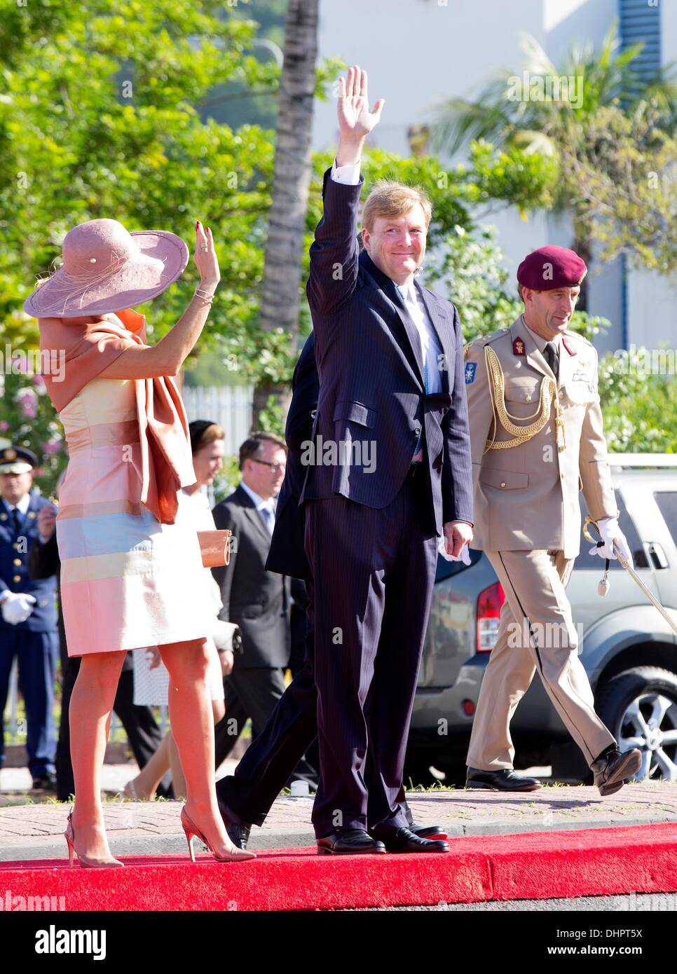 Philipsburg, St Maarten. 13th Nov, 2013. King Willem-Alexander and ...