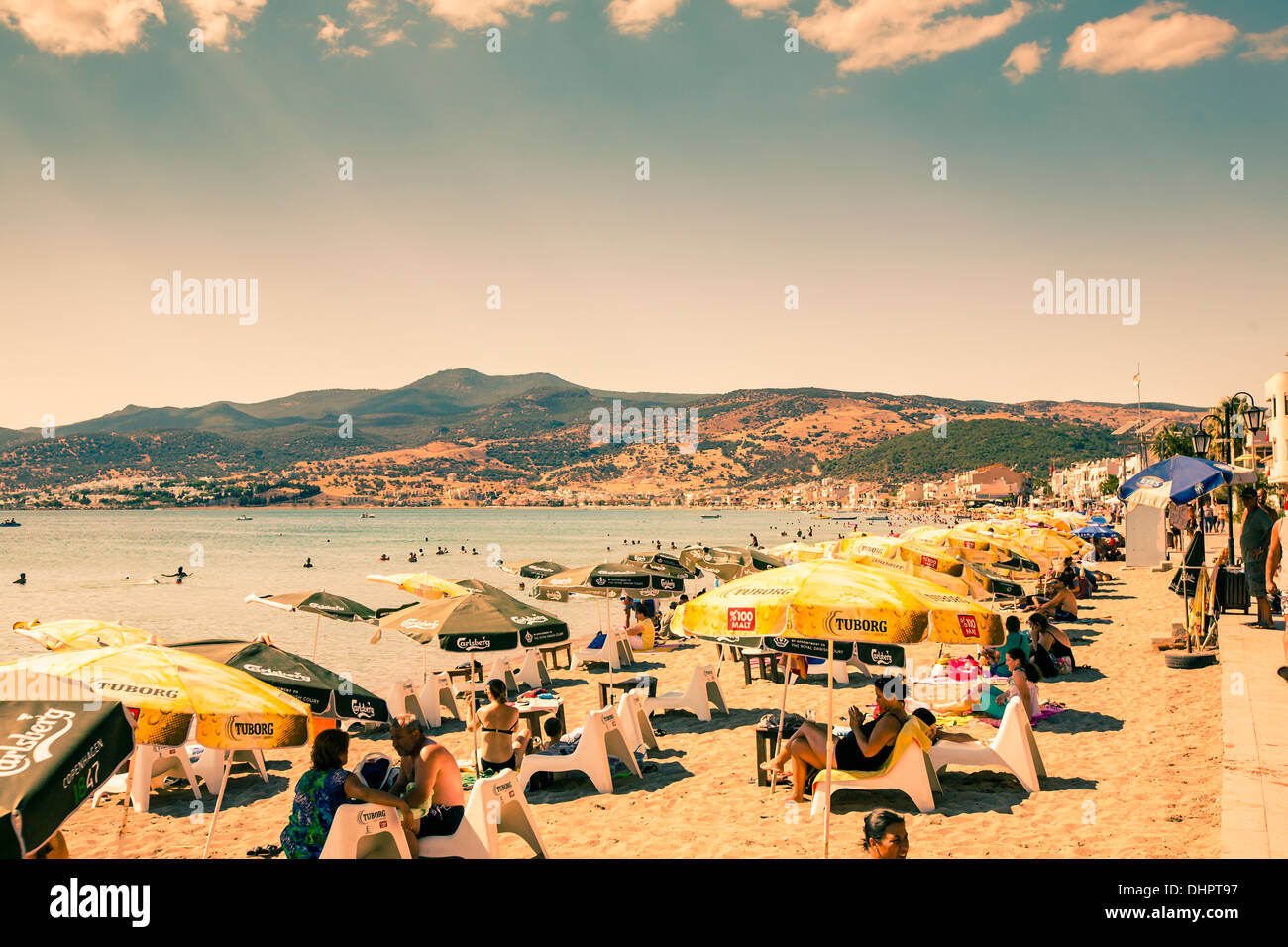 Beach in Candarli, Turkey 2013 Stock Photo - Alamy