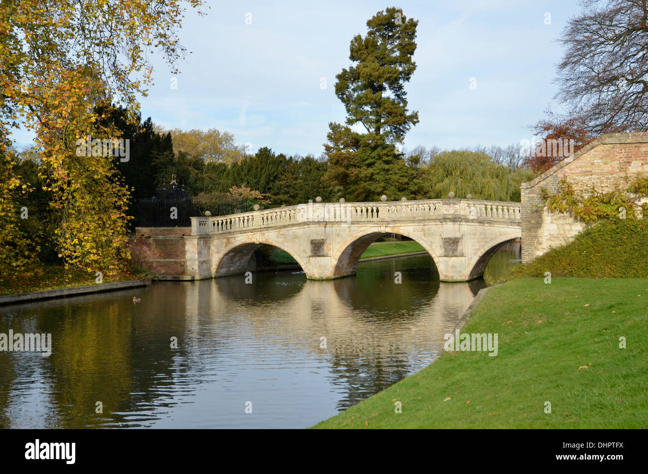 Clare Bridge over the River Cam at Cambridge, England Stock Photo - Alamy