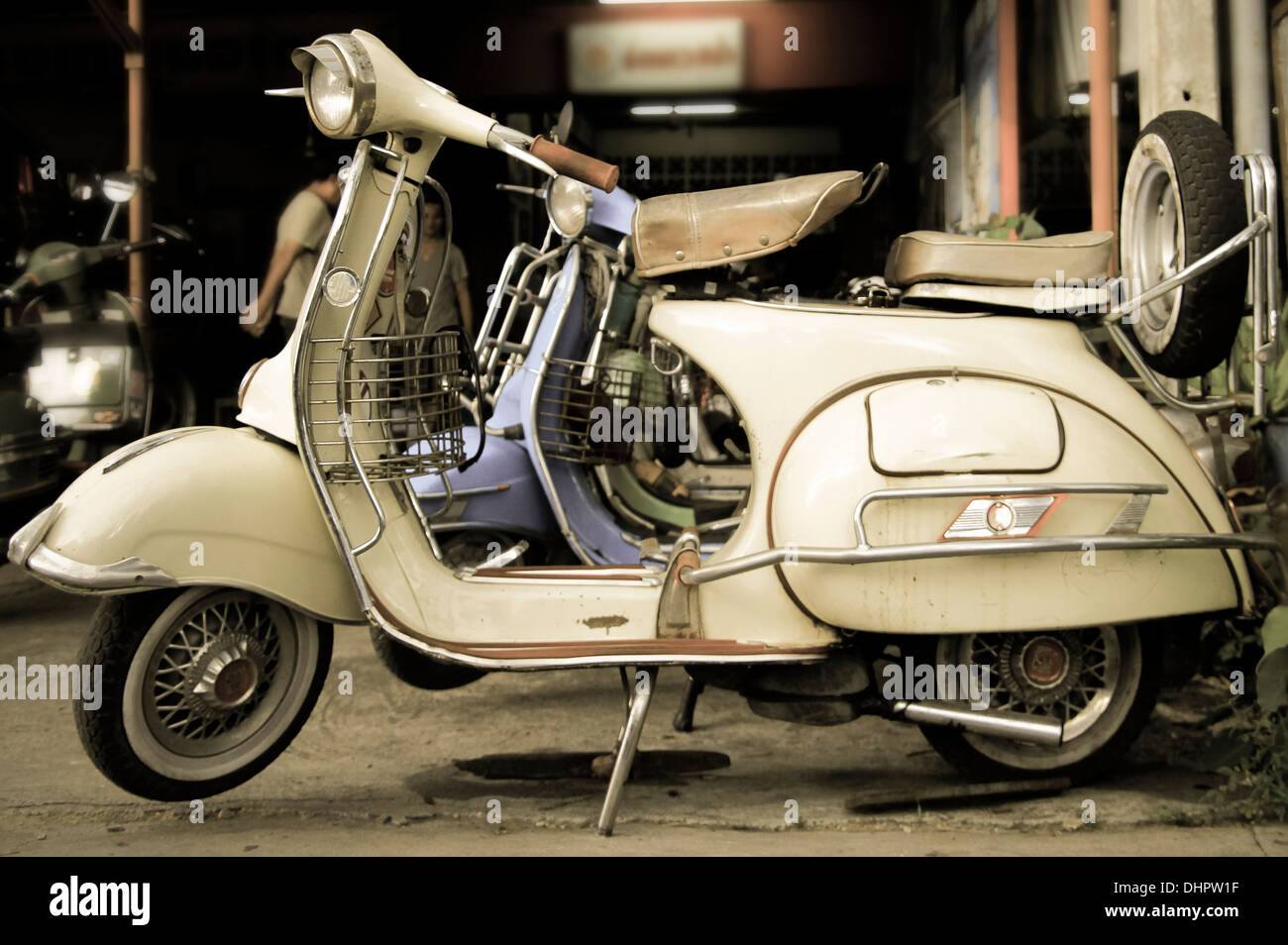 Old moped hi-res stock photography and images - Alamy