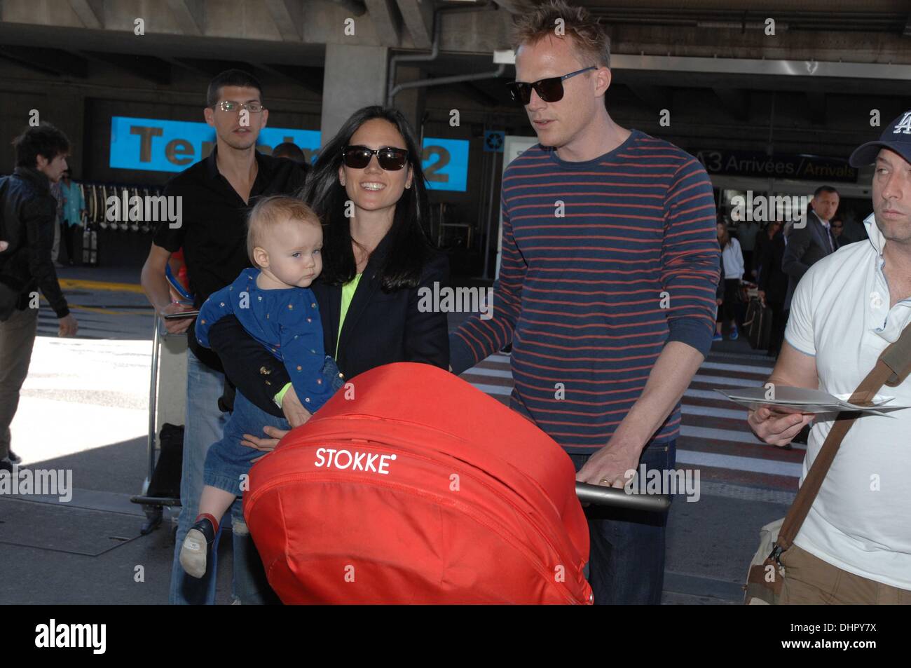 Jennifer Connolly, husband Paul Bettany and daughter Agnes Bettany ...