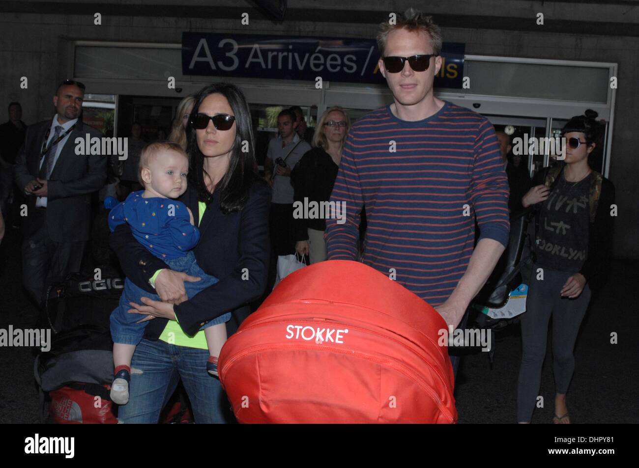 Jennifer Connolly, husband Paul Bettany and daughter Agnes Bettany ...