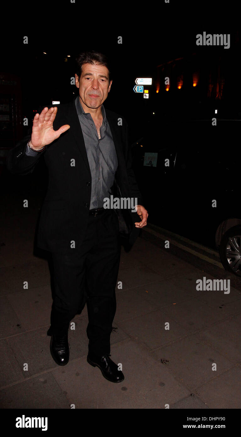 Steven Hartley "What The Butler Saw" after party departures at the ...