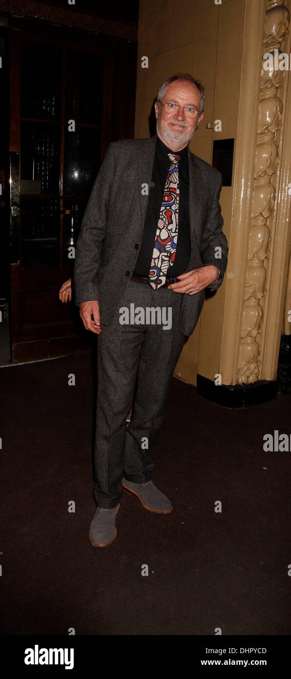 Jim Broadbent "What The Butler Saw" after party departures at the ...