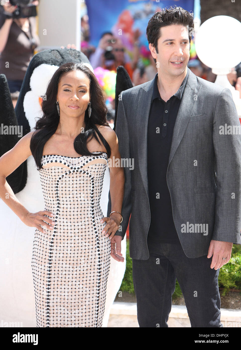 David Schwimmer, Jada Pinkett Smith 'Madagascar 3' photocall - during ...