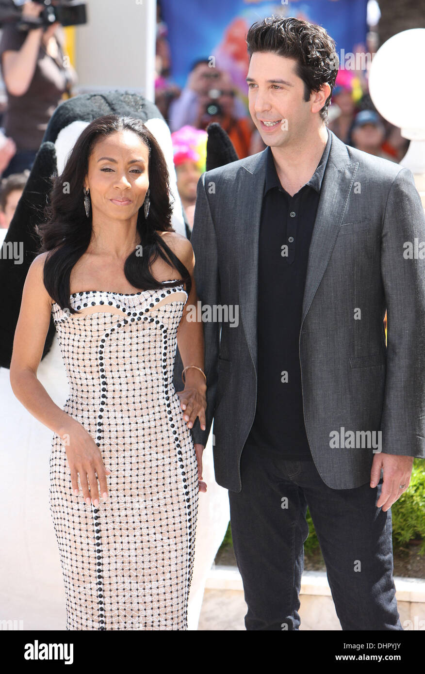 David Schwimmer, Jada Pinkett Smith 'Madagascar 3' photocall - during ...