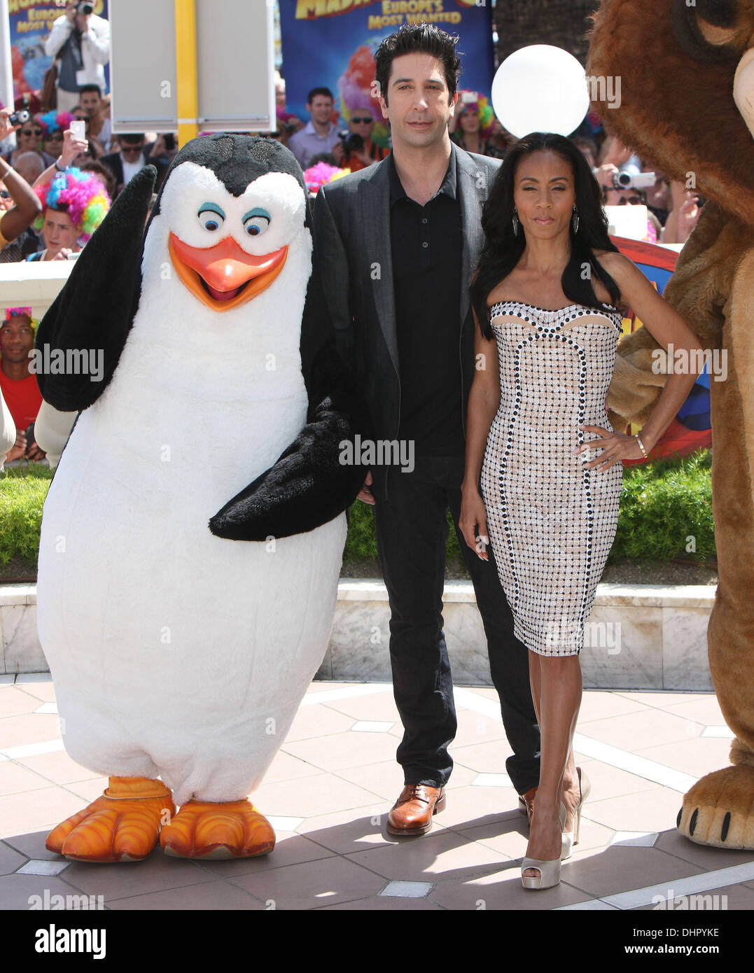 David Schwimmer, Jada Pinkett Smith 'Madagascar 3' photocall - during ...