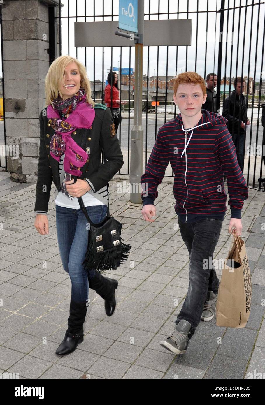 Yvonne Keating and her son, Jack Keating strike a pose for the camera ...