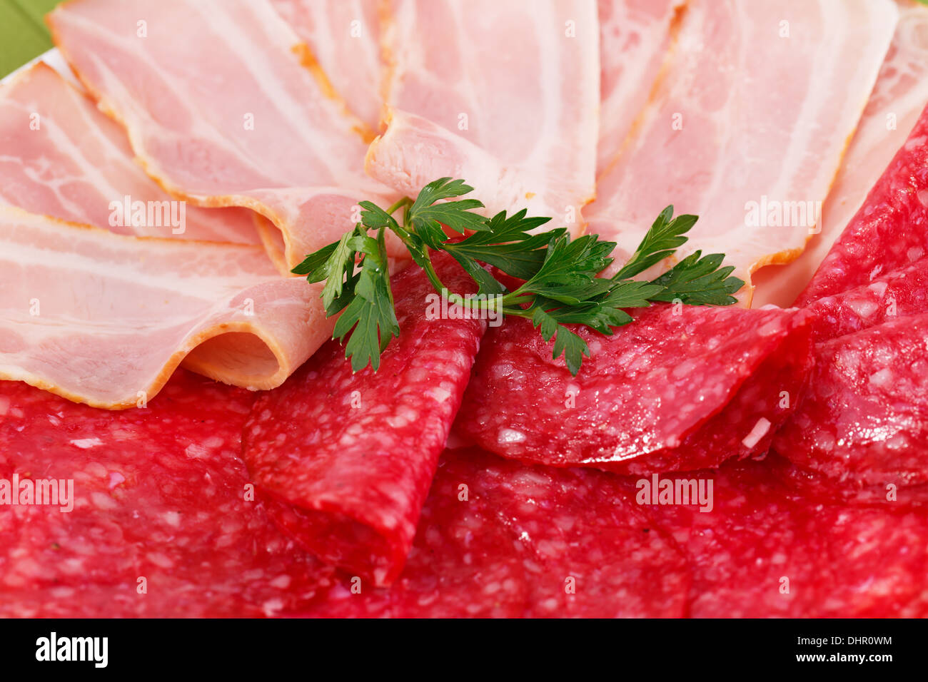 Salami bacon hi-res stock photography and images - Alamy