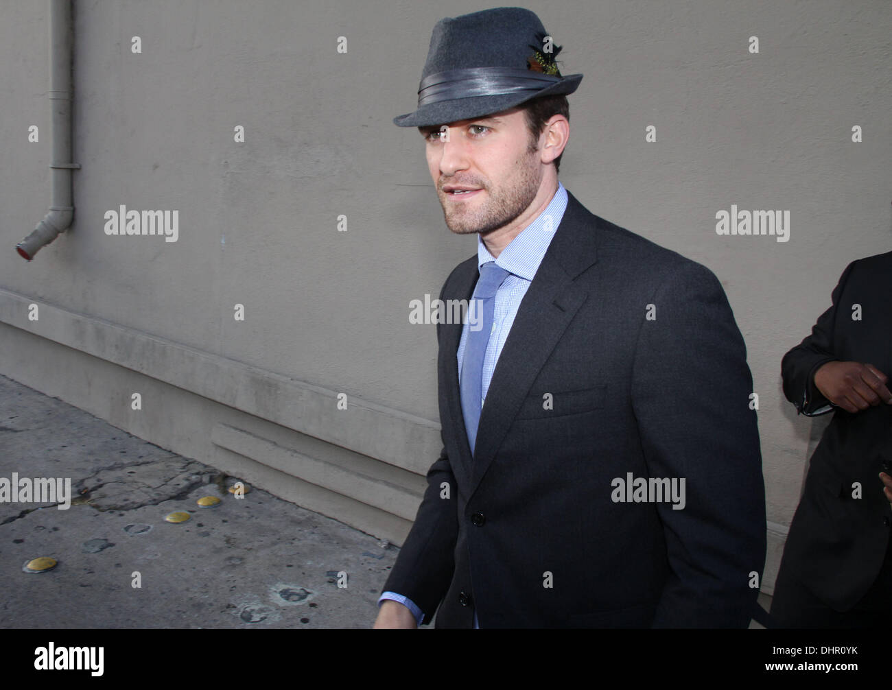 Matthew Morrison signing autographs outside 'Jimmy Kimmel Live!' Los ...