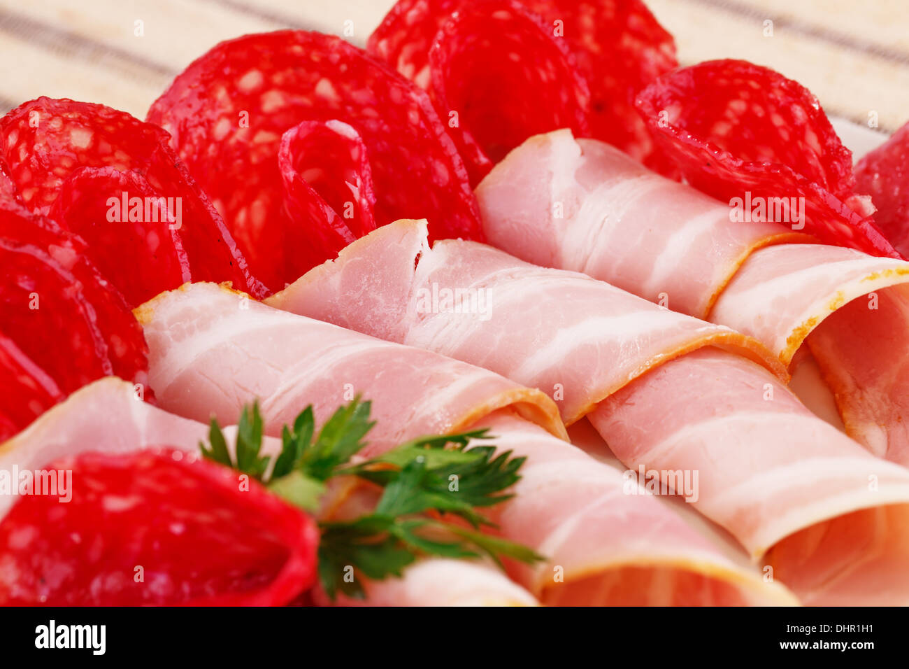 Beef bamboo bacon gourmet hi-res stock photography and images - Alamy