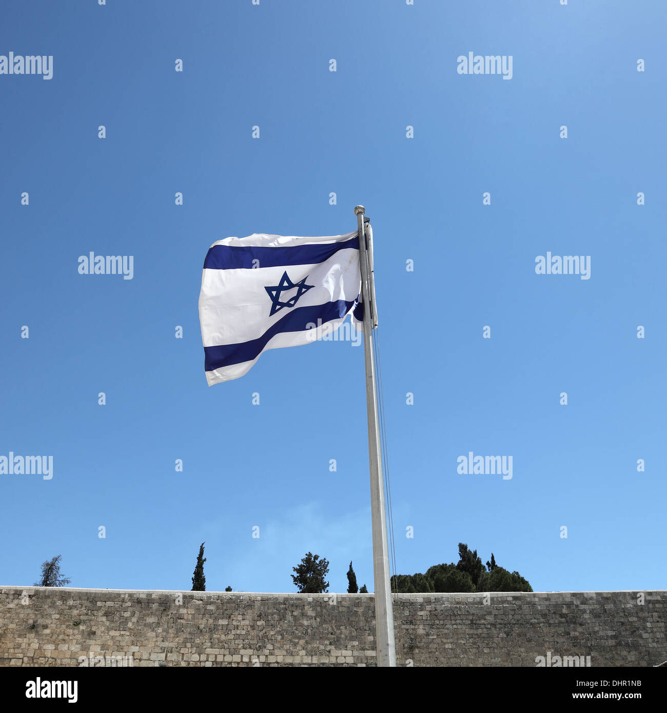 Jerusalem flag hi-res stock photography and images - Alamy