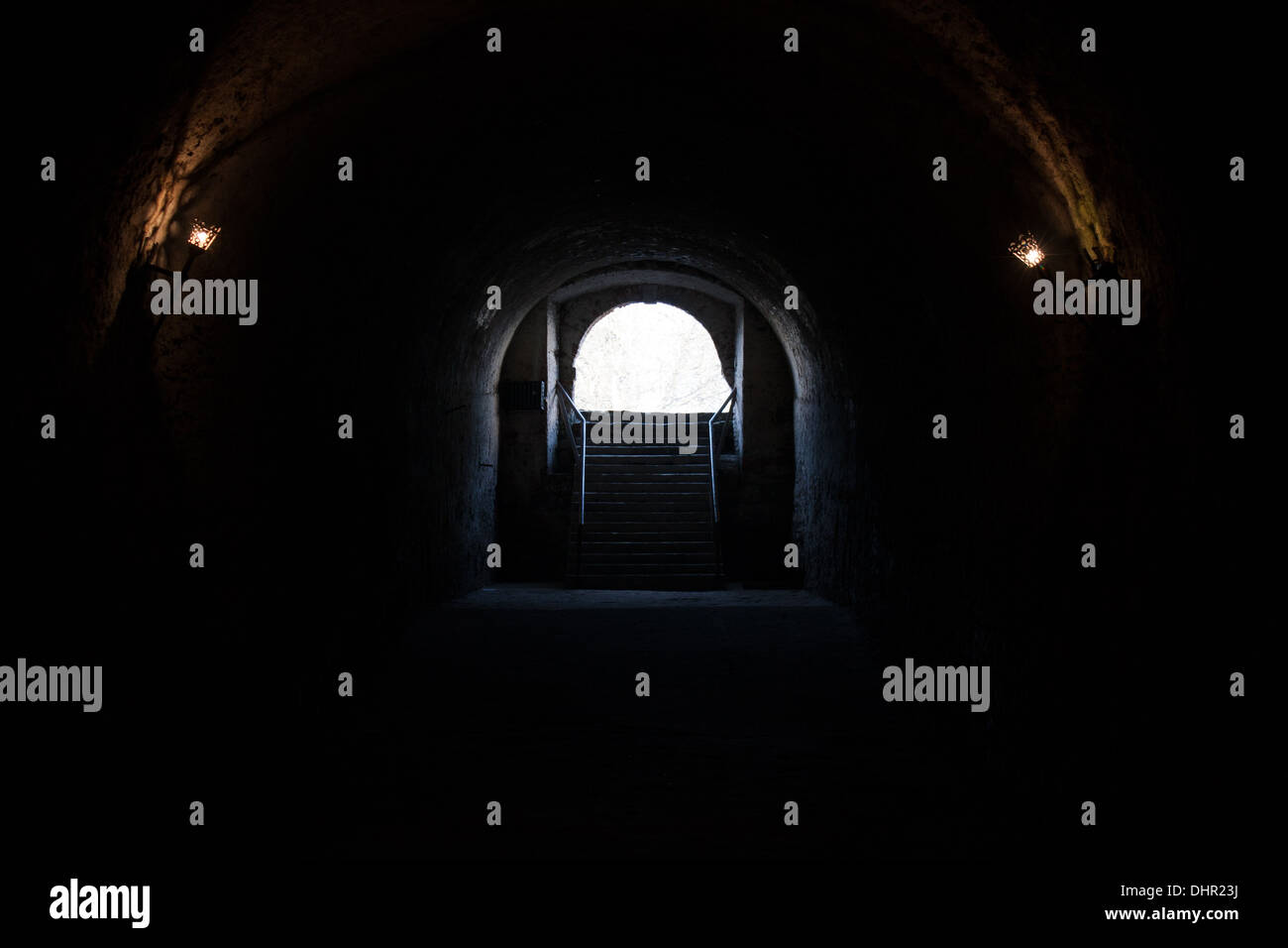 Illuminated catacombs hi-res stock photography and images - Alamy