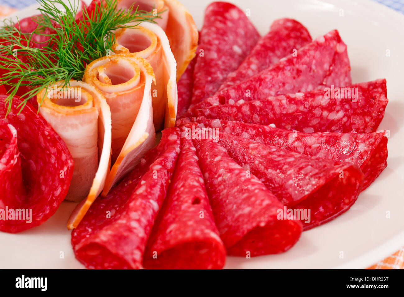 Salami bacon hi-res stock photography and images - Alamy