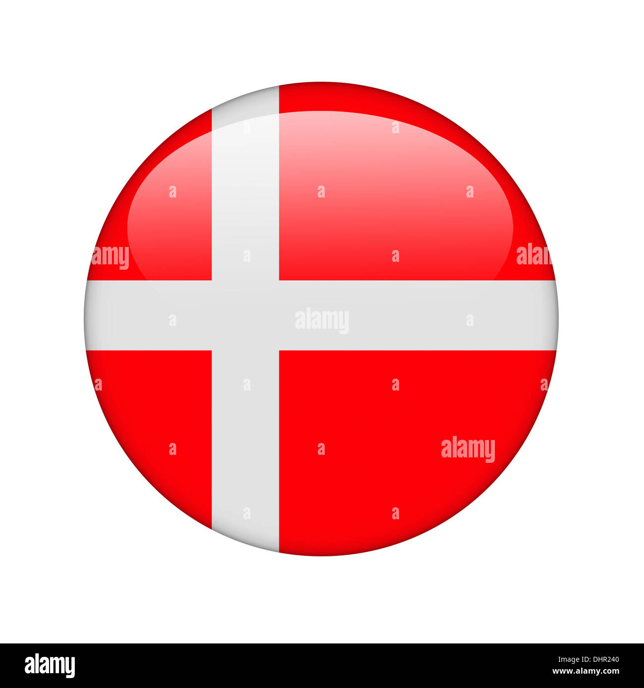 The Danish flag Stock Photo - Alamy
