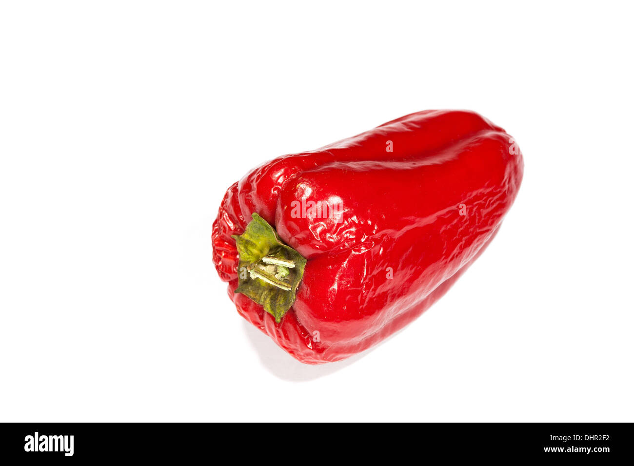 old pepper isolated on white background Stock Photo - Alamy