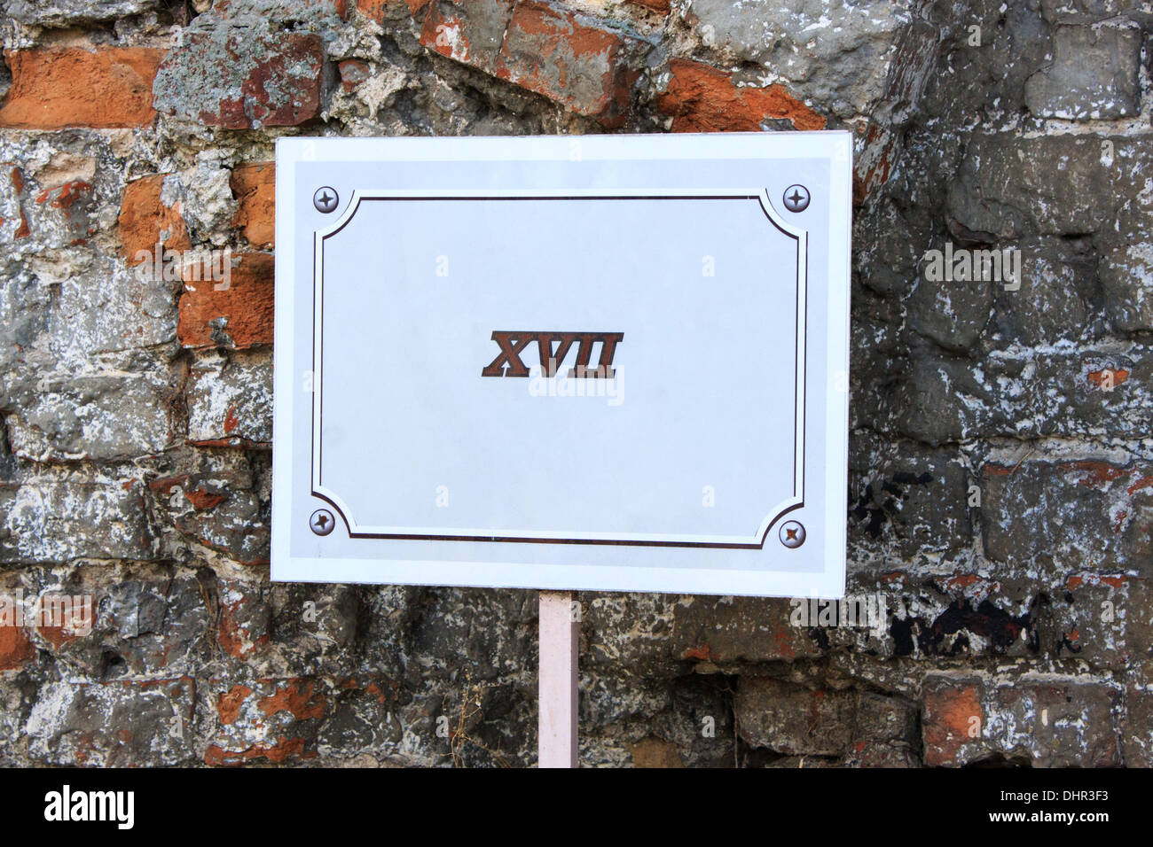 Rusty name plate hi-res stock photography and images - Alamy