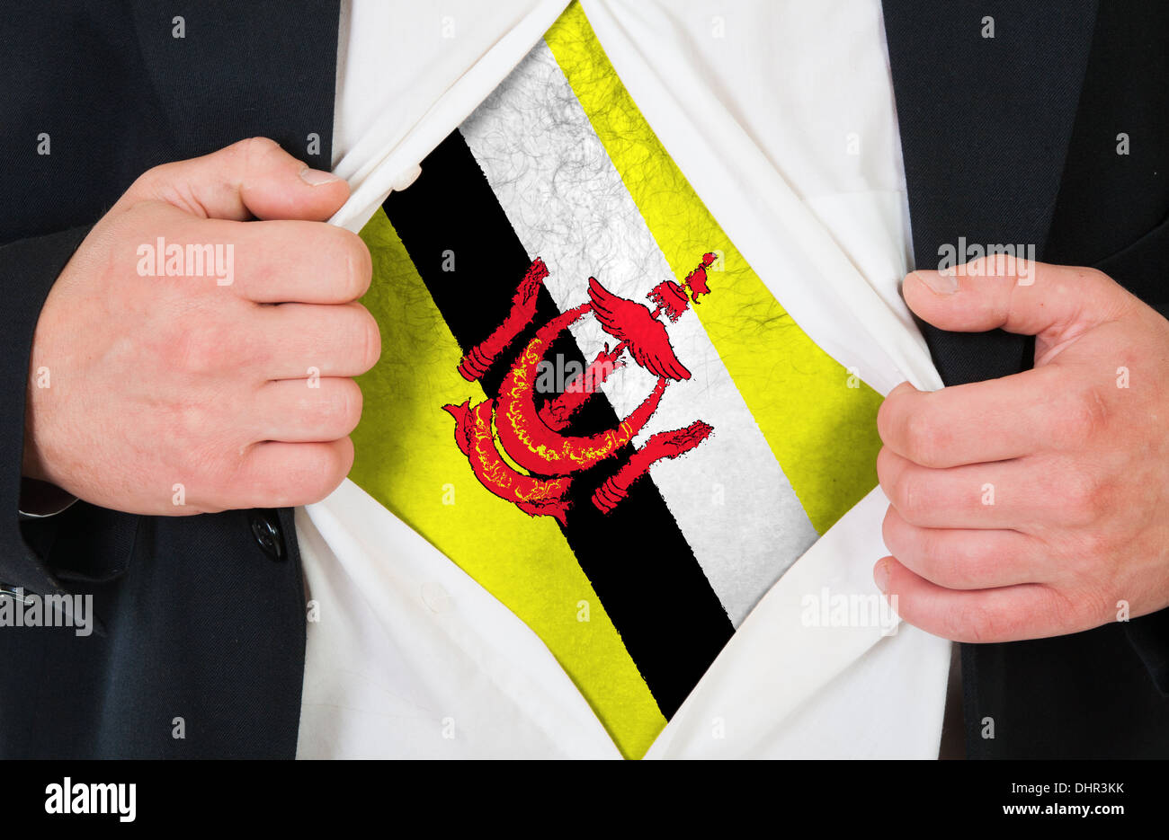 The Brunei Flag Stock Photo - Alamy