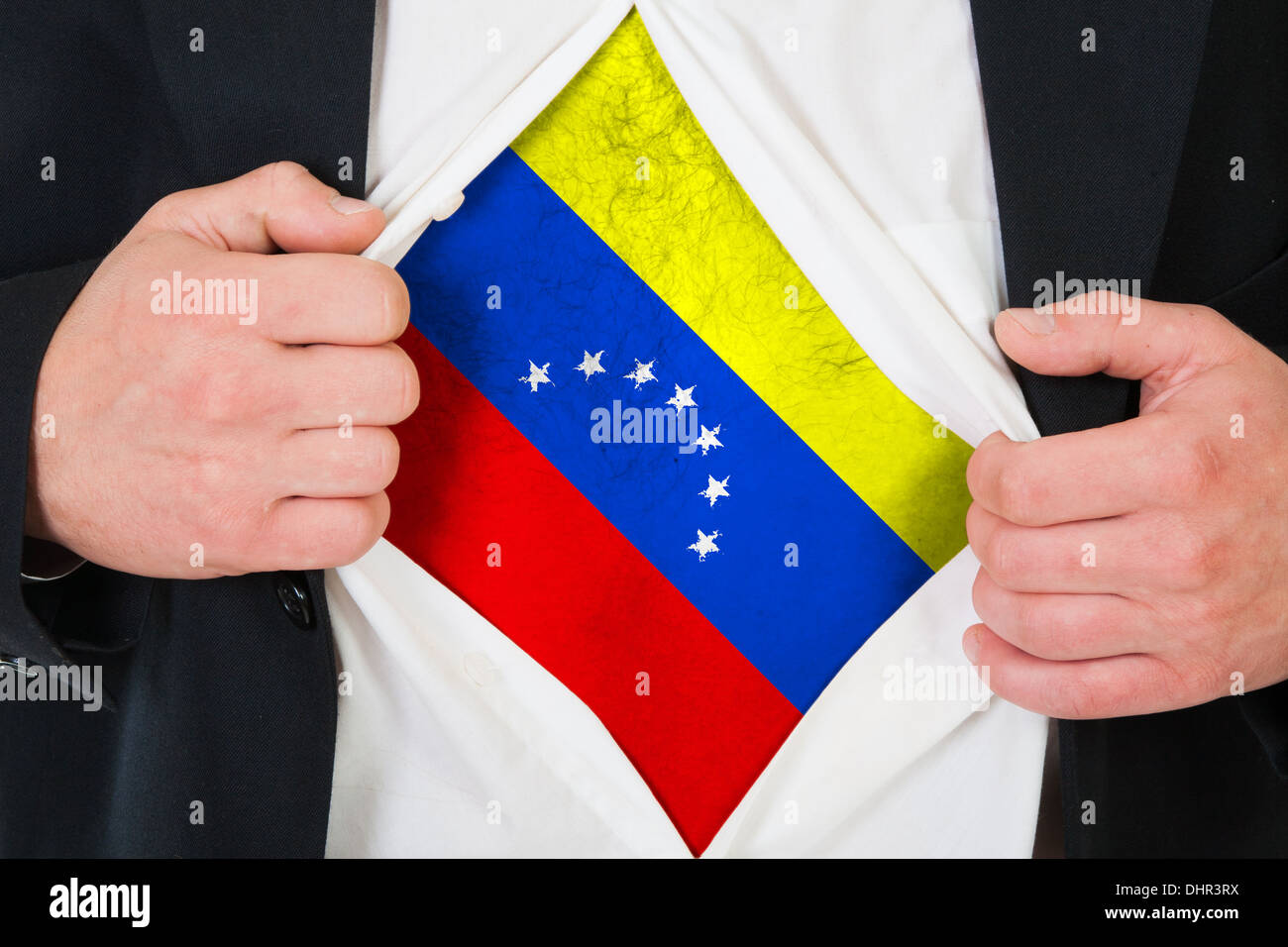 The Venezuelan flag Stock Photo - Alamy