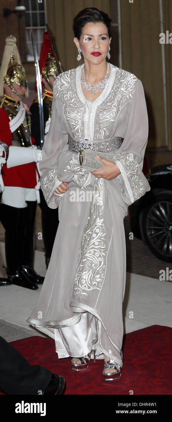 Princess Lalla Meryem of Morocco Guests arrive at Buckingham Palace for ...