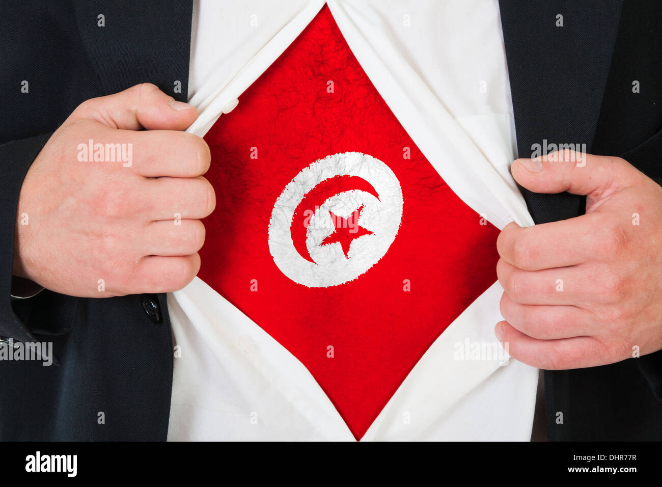 The Tunis flag Stock Photo - Alamy