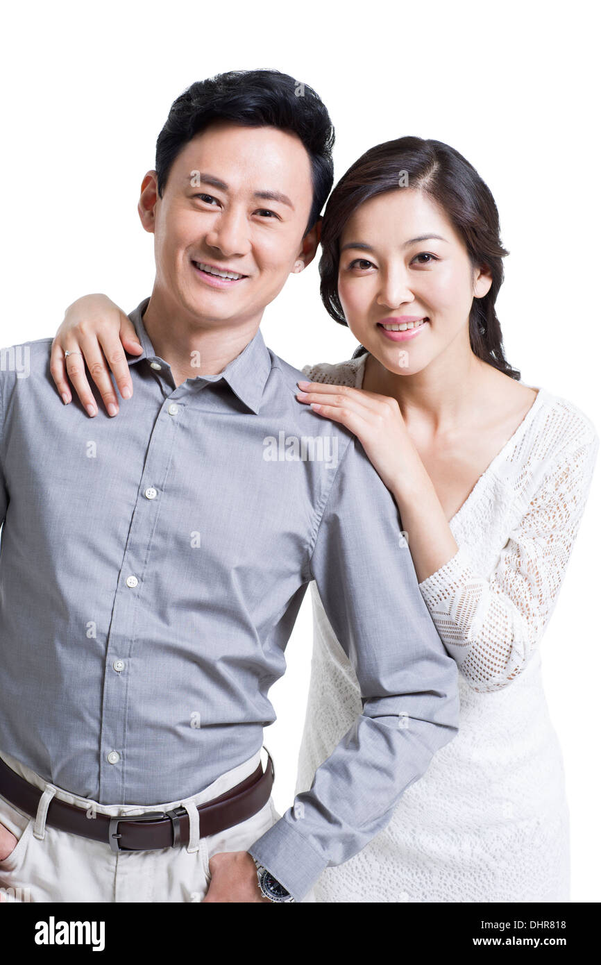 Portrait of sweet couple Stock Photo - Alamy