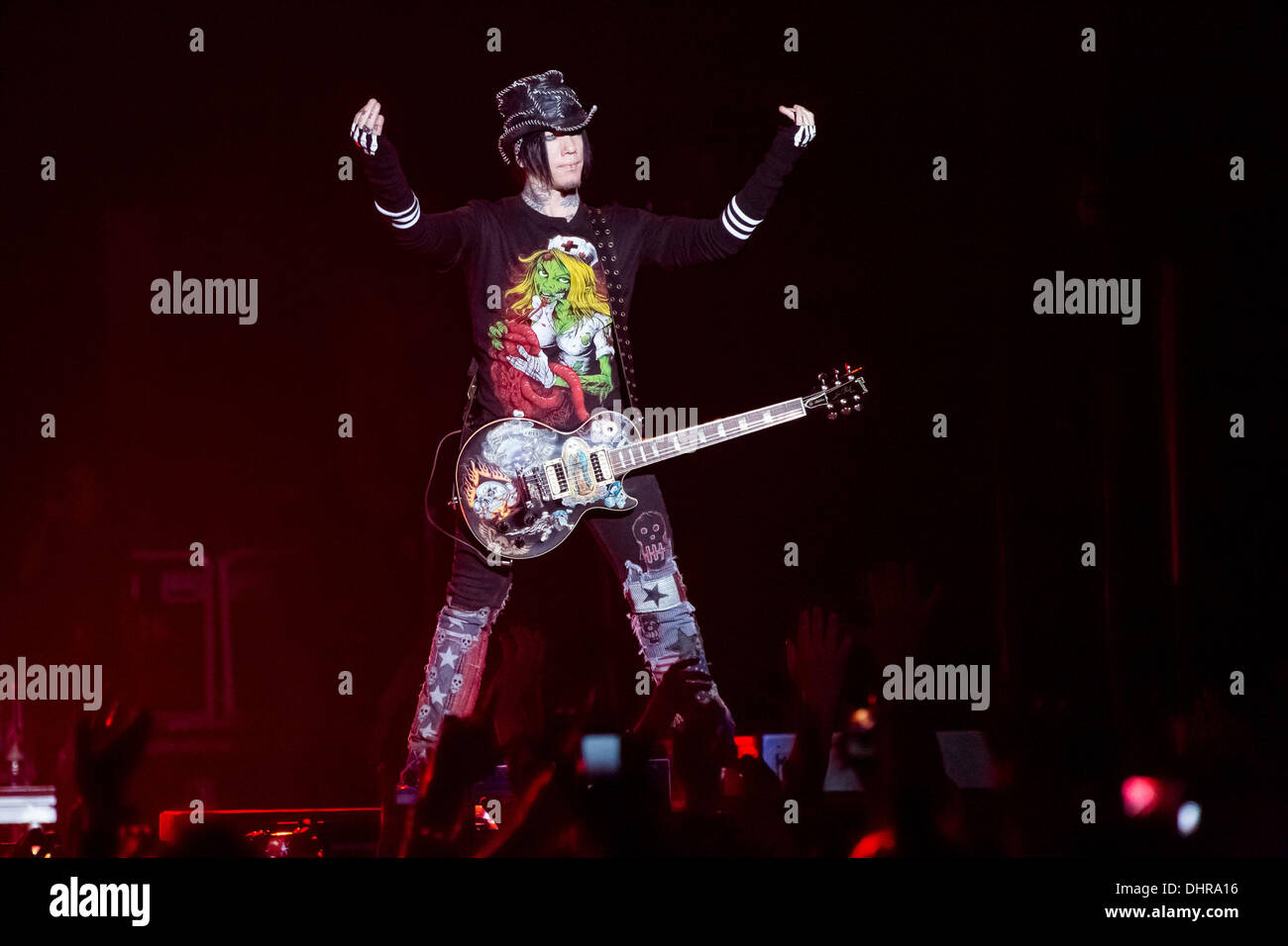 DJ Ashba of Guns N'Roses performing live in concert at the Capital FM ...