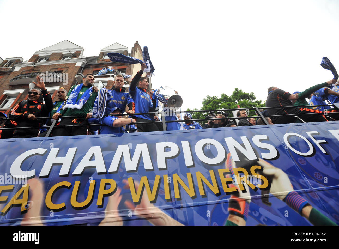 Atmosphere Chelsea FC European Champions League victory parade - The ...