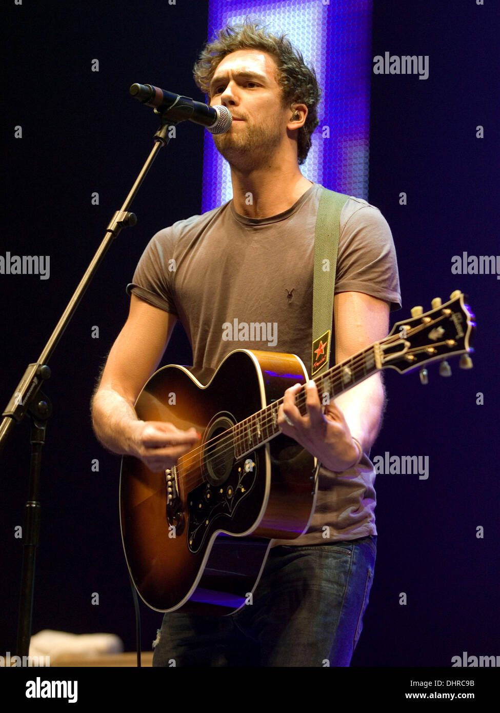 Andy Brown of Lawson performs on stage at In:Demand Live held at the ...