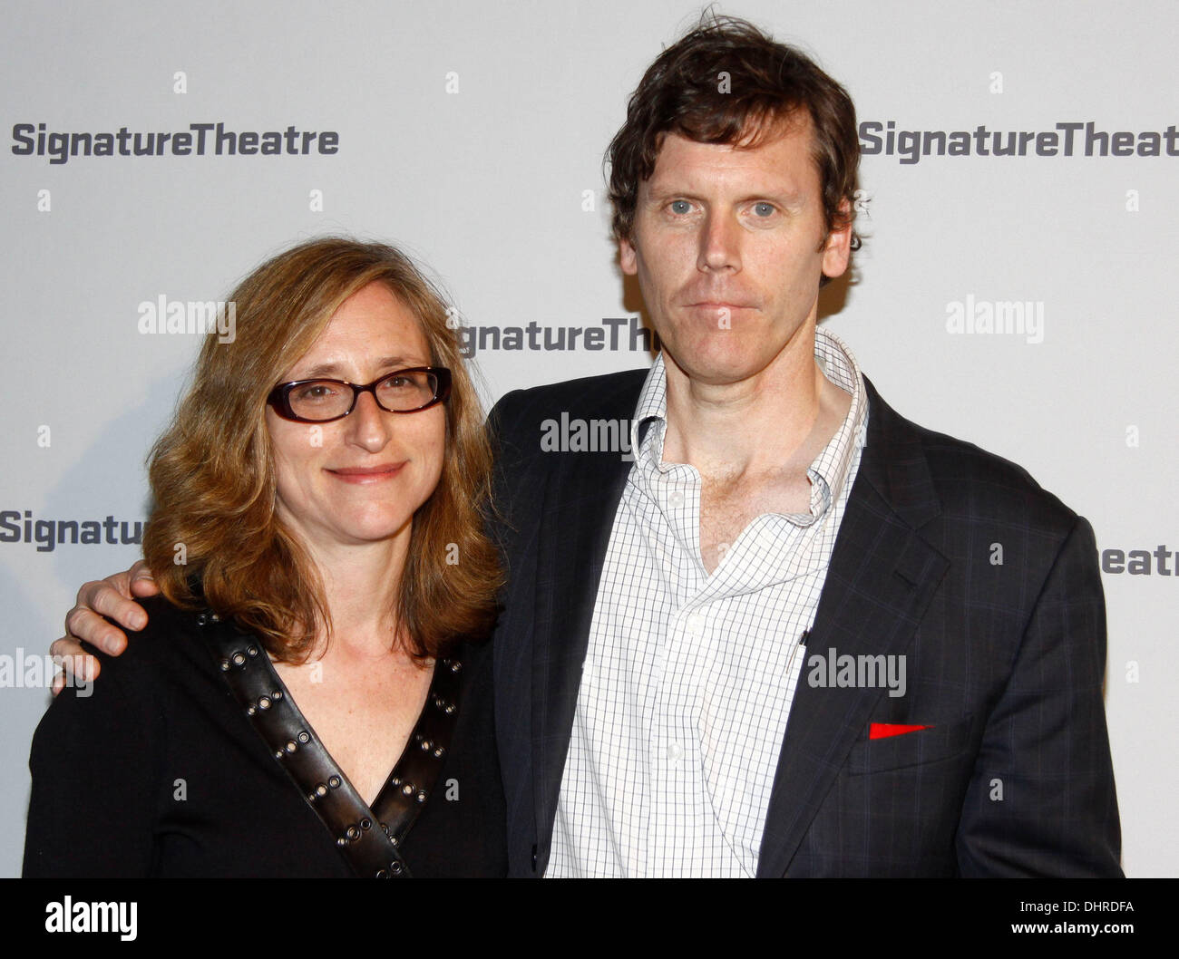 Erika Mallin and Will Eno Opening night of the Signature Theatre ...