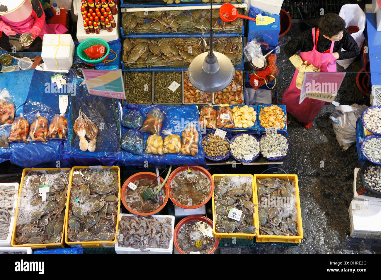 South Korea, Seoul, Noryangjin Fish Market Stock Photo - Alamy