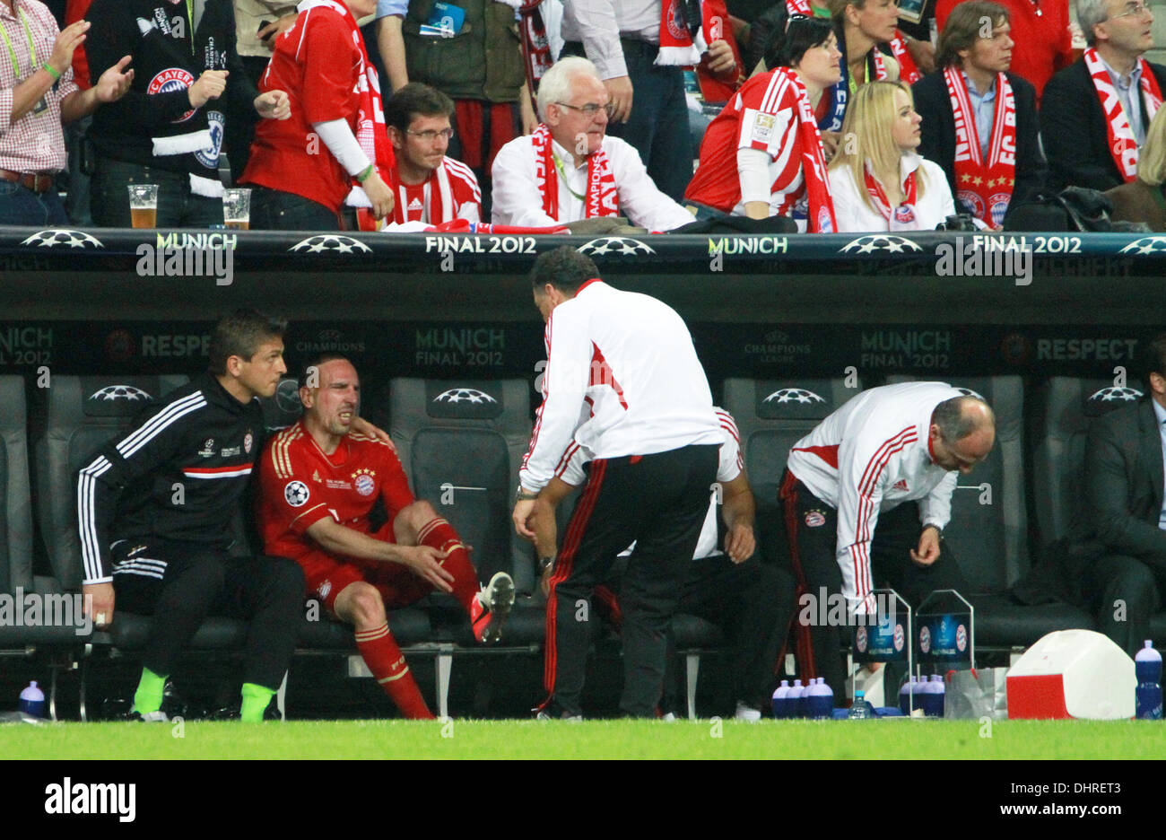 Franck Ribery The 2012 UEFA Champions League final match between ...