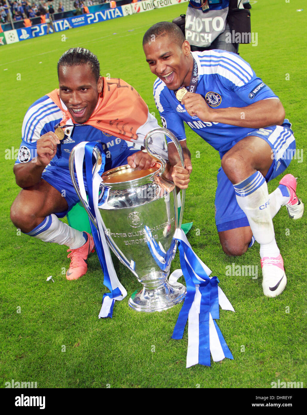 Didier Drogba Champions League Final High Resolution Stock Photography ...