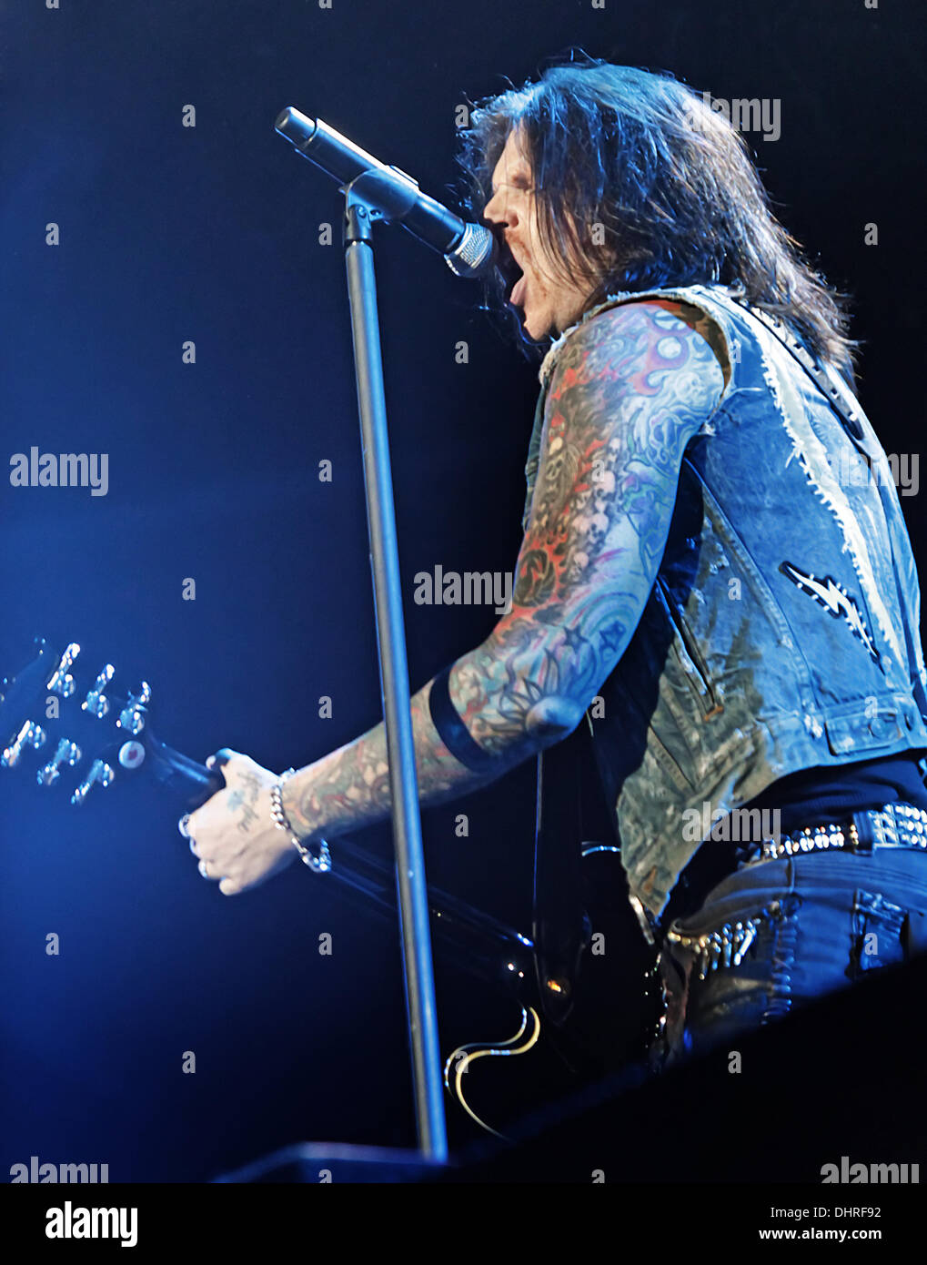 Thin Lizzy perform live at the Liverpool Echo Arena Liverpool, England ...