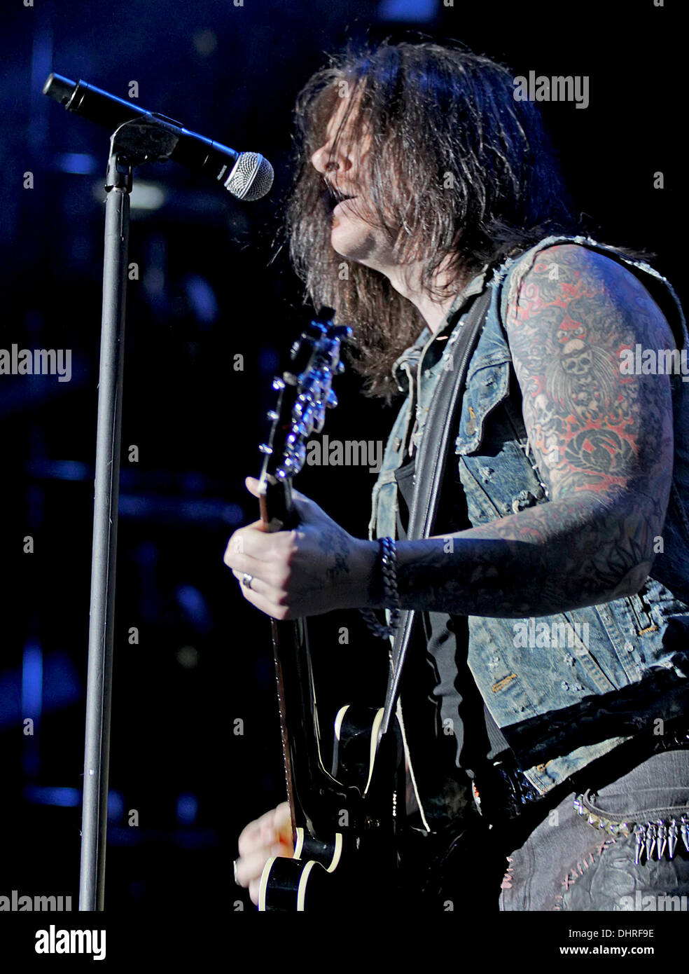 Thin Lizzy perform live at the Liverpool Echo Arena Liverpool, England ...