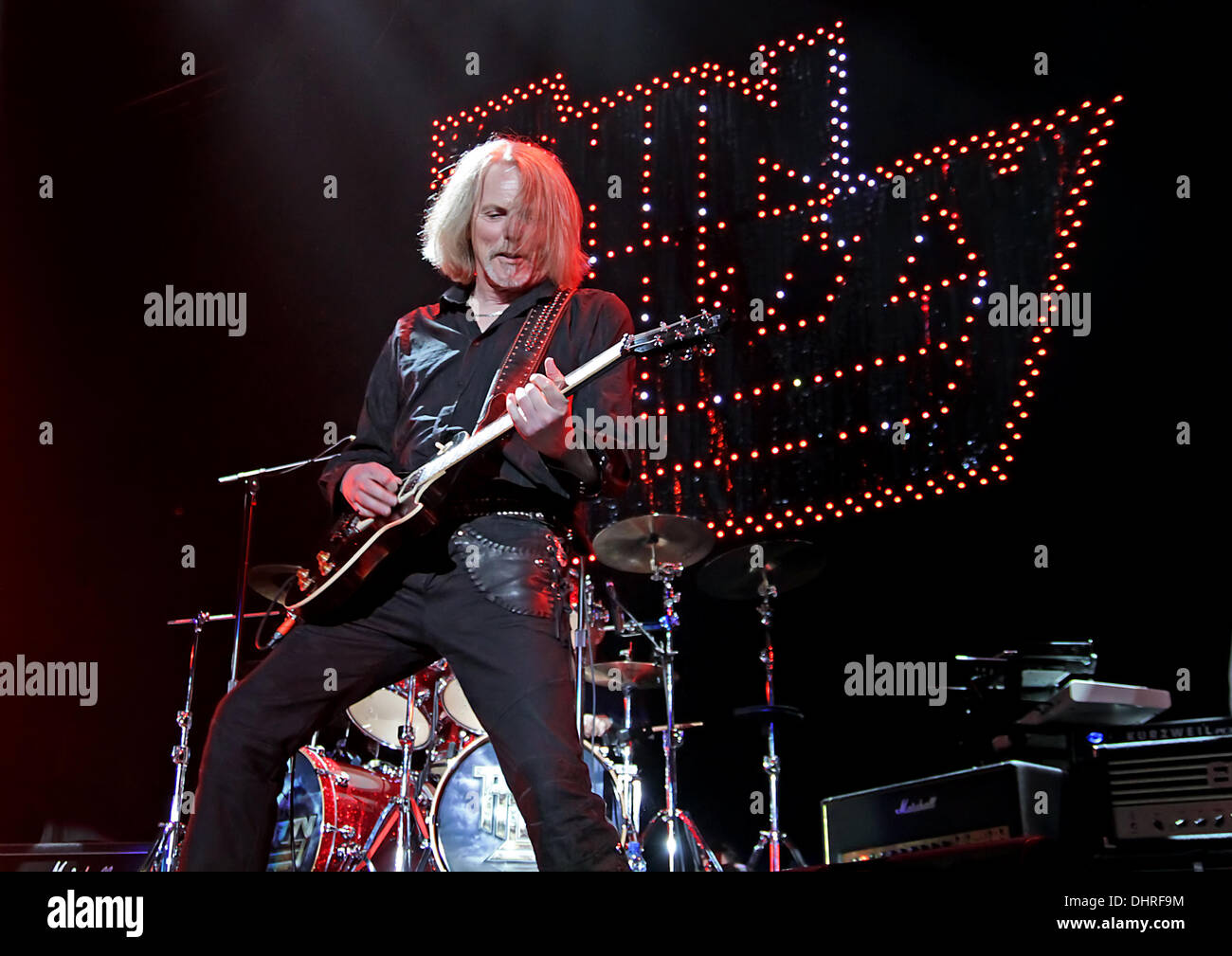 Thin Lizzy perform live at the Liverpool Echo Arena Liverpool, England ...