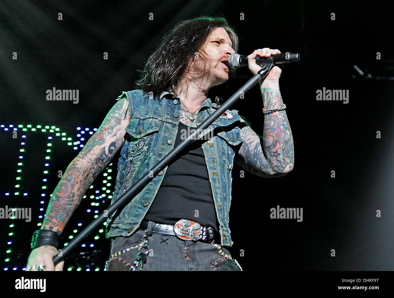 Thin Lizzy perform live at the Liverpool Echo Arena Liverpool, England ...