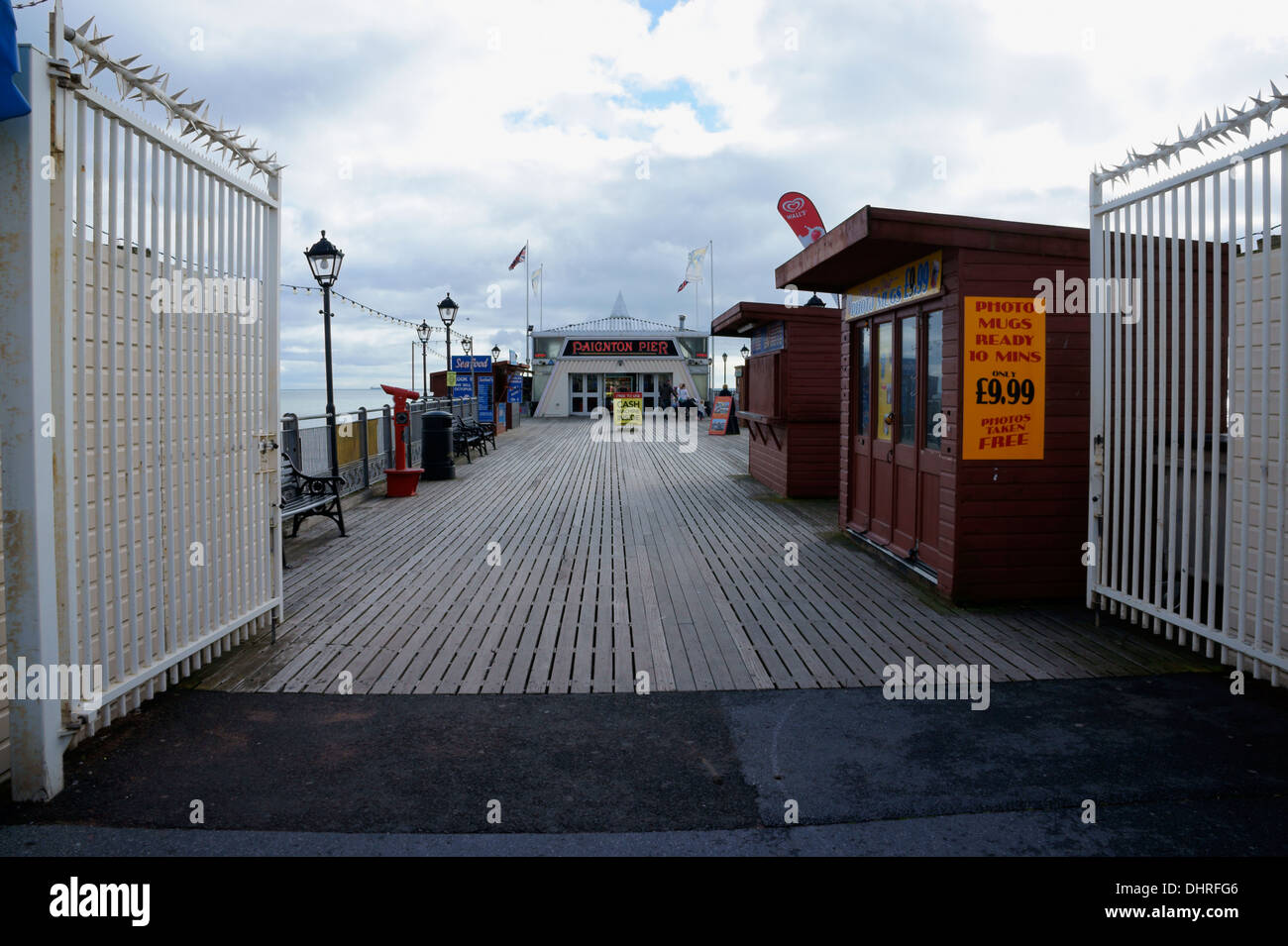 Paignton Pier, Devon, England Stock Photo - Alamy